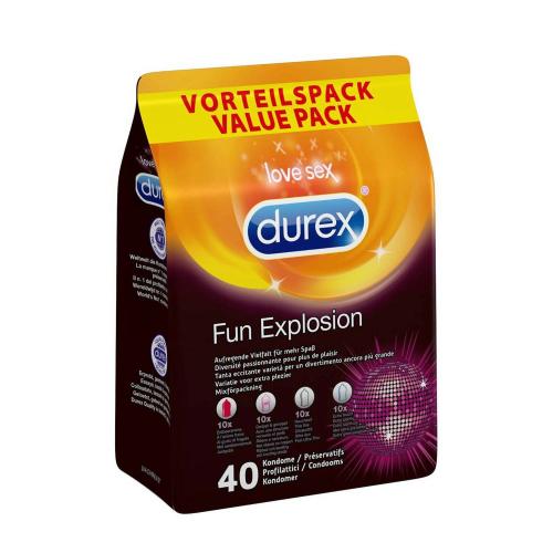Durex Fun Explosion Condooms - 40 stuks | Condoom.NU